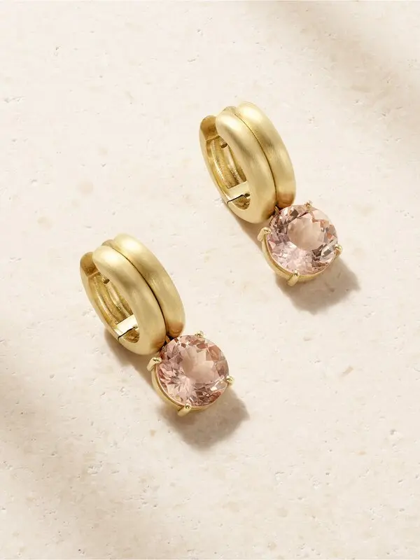Irene Neuwirth 18-karat & Morganite Earrings