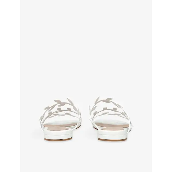 GIANVITO ROSSI Flavia 05 Flat Leather Sandals