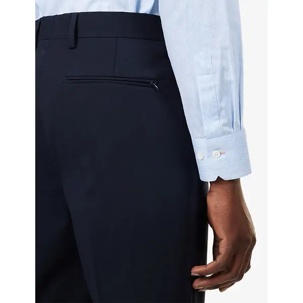 Gant Travel Slim-fit Wool Suit Trousers