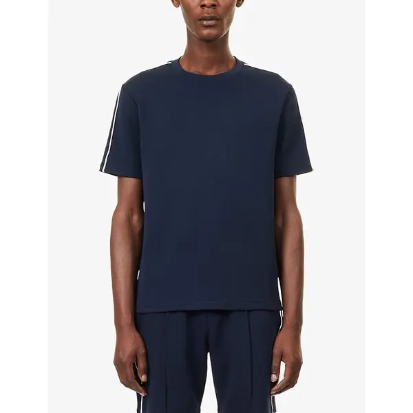 ARNE Everyday Luxe Piping Woven T-shirt Xxl