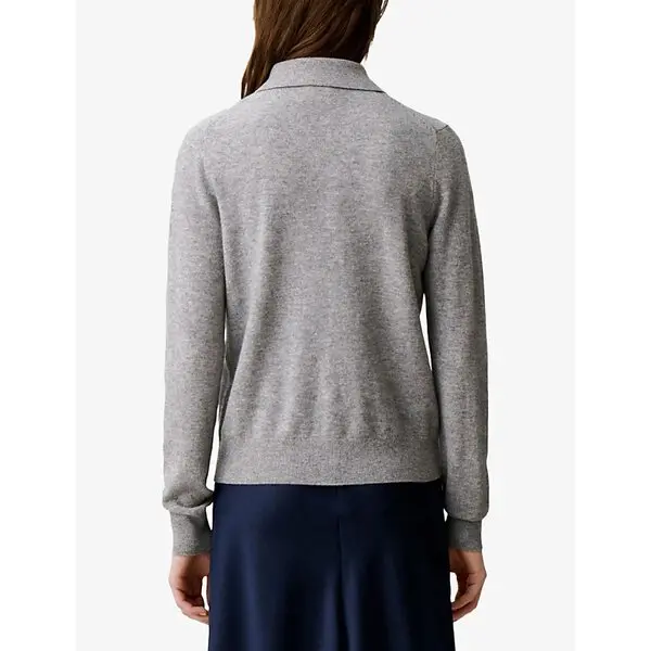 Claudie Pierlot Slim-fit Knitted Wool Cardigan
