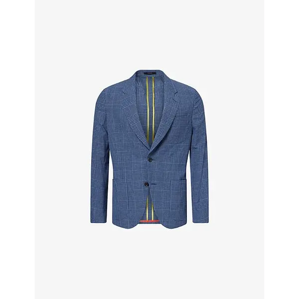 Paul Smith Single-breasted Wool And Silk Blend Blazer