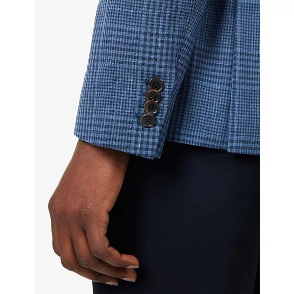 Paul Smith Single-breasted Wool And Silk Blend Blazer