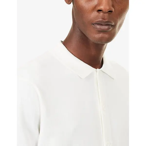 ARNE Short-sleeve Knitted Cotton Shirt