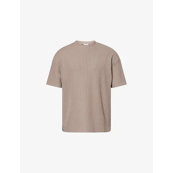 ARNE Waffle Relaxed Woven T-shirt