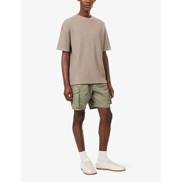 ARNE Waffle Relaxed Woven T-shirt