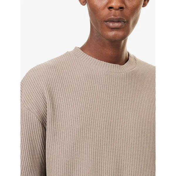 ARNE Waffle Relaxed Woven T-shirt