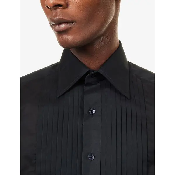 TOM FORD Slim-fit Cotton-voile Evening Shirt