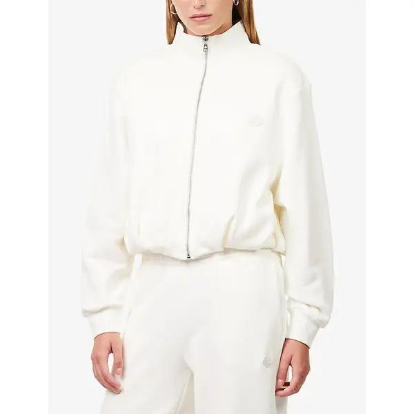 THE COUTURE CLUB Funnel Neck Balloon Hem Cotton Jacket