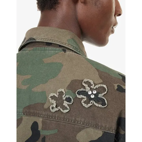 NAHMIAS Embellished Uflage Cotton Jacket
