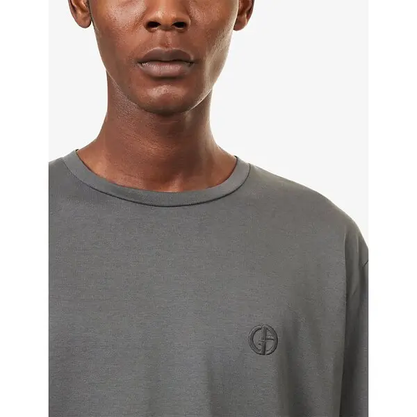 Giorgio Armani Crew-neck Cotton T-shirt