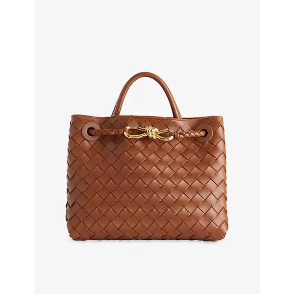 Bottega Veneta Andiamo Small Leather Tote Bag