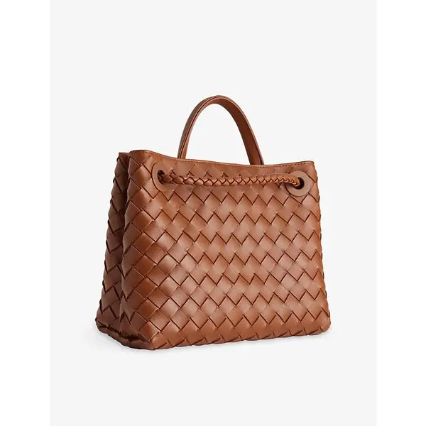 Bottega Veneta Andiamo Small Leather Tote Bag