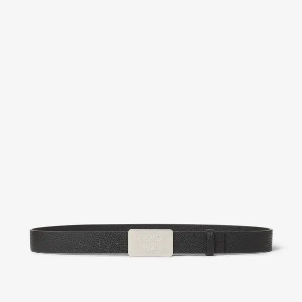 Fendi 1925 Logo Belt - Black