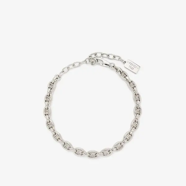 Fendi Orbit Chain Bracelet - Silver
