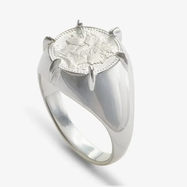 Fendi Gianus Sterling Ring