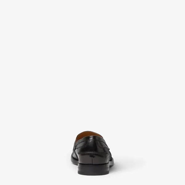 Fendi Ateneo Loafers In Brushed Calfskin