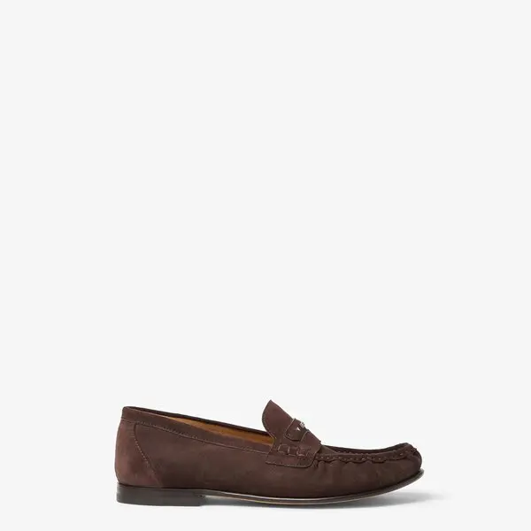 Fendi Calfskin Gathered Loafers