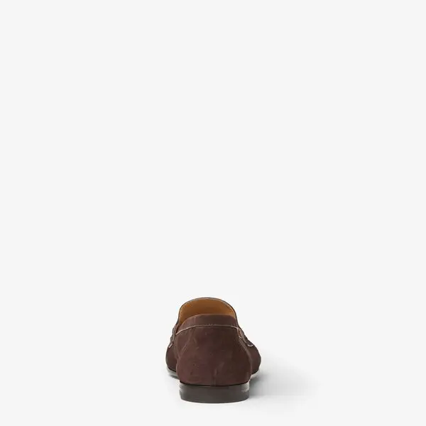 Fendi Calfskin Gathered Loafers