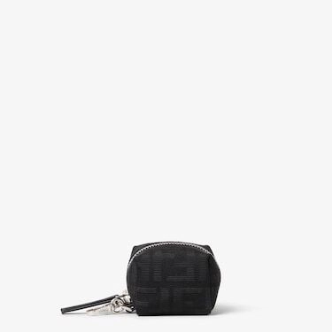 Fendi Ff Jacquard Airpods Case - Black