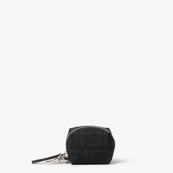 Fendi Ff Jacquard Airpods Case - Black