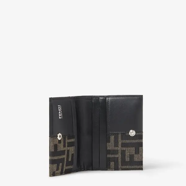 Fendi Ff Jacquard Card Holder