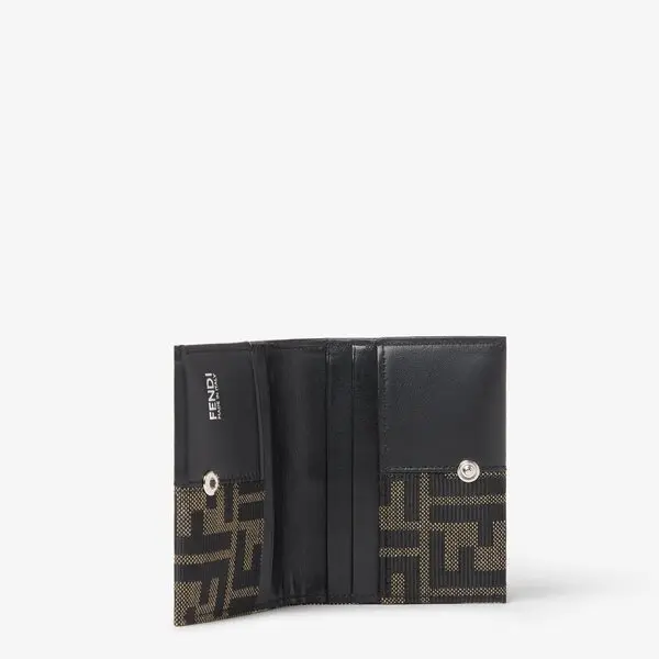 Fendi Ff Jacquard Card Holder