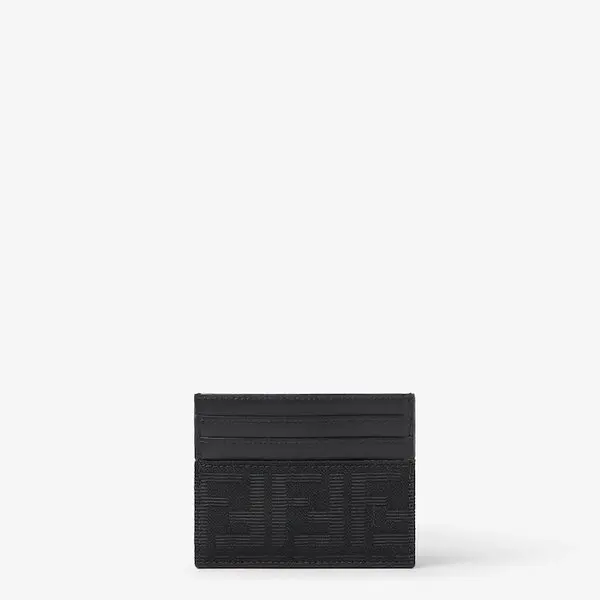 Fendi Ff Jacquard Card Holder