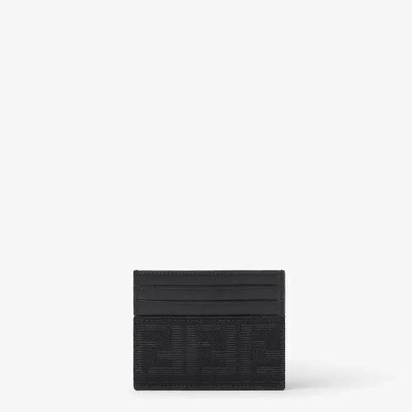 Fendi Ff Jacquard Card Holder