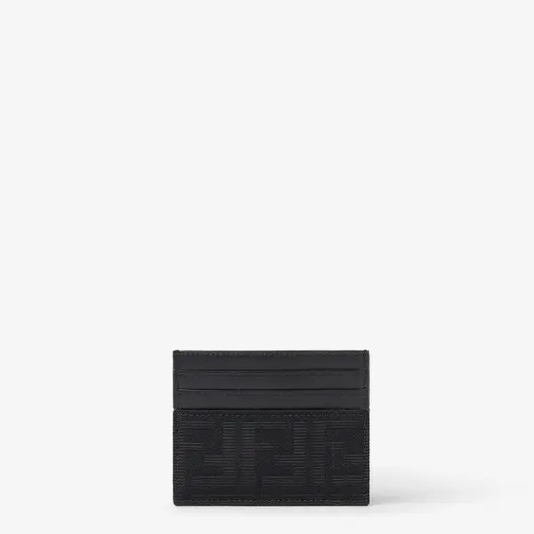Fendi Ff Jacquard Card Holder
