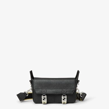 Fendi Flow Small Messenger Bag - Black