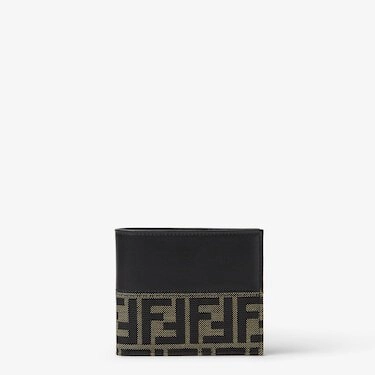 Fendi Ff Jacquard Wallet - Brown