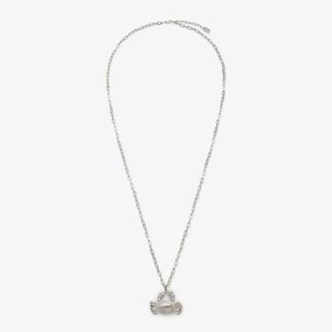 Fendi Zodiac Cancer Pendant Necklace - Silver