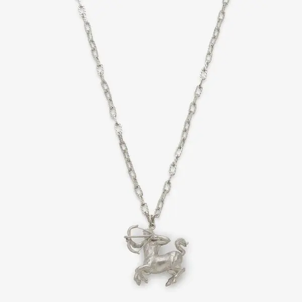 Fendi Sagittarius Zodiac Pendant Necklace