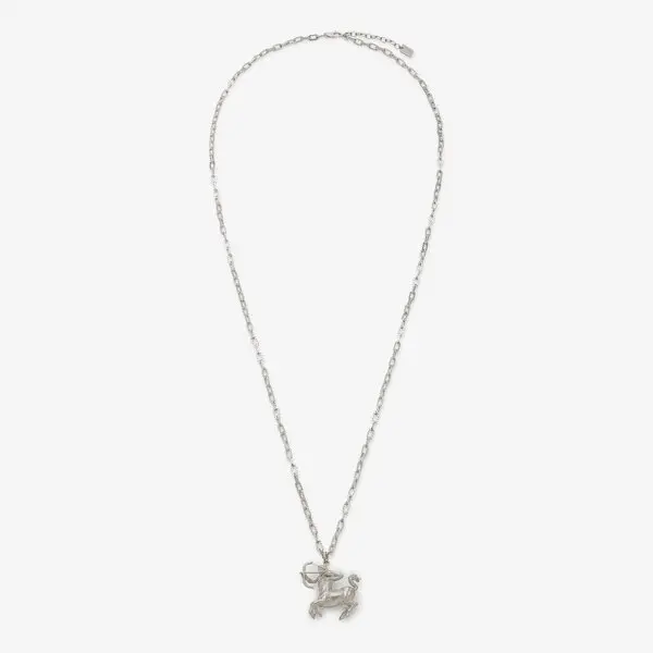 Fendi Sagittarius Zodiac Pendant Necklace