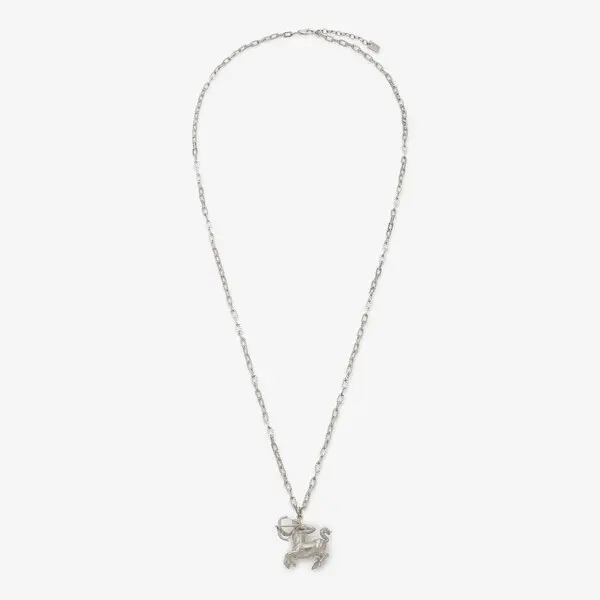 Fendi Sagittarius Zodiac Pendant Necklace
