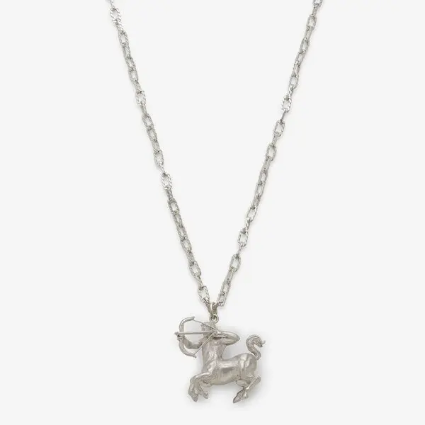 Fendi Sagittarius Zodiac Pendant Necklace