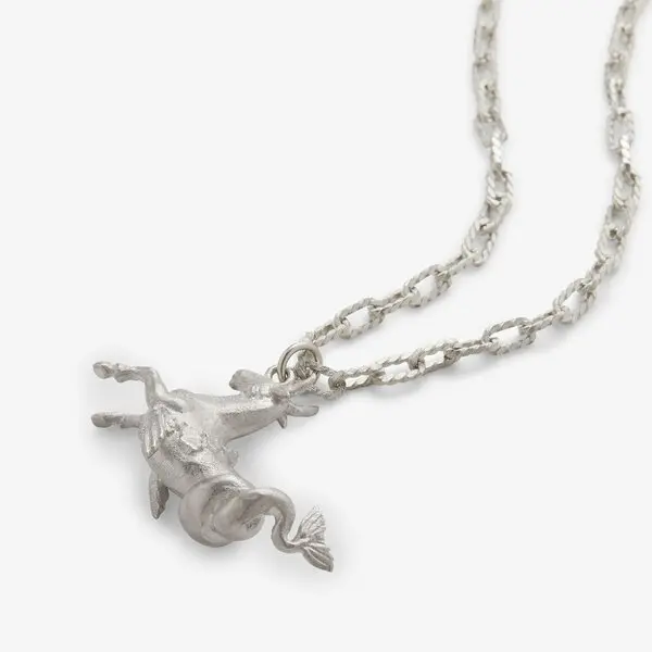 Fendi Zodiac Capricorn Pendant Necklace
