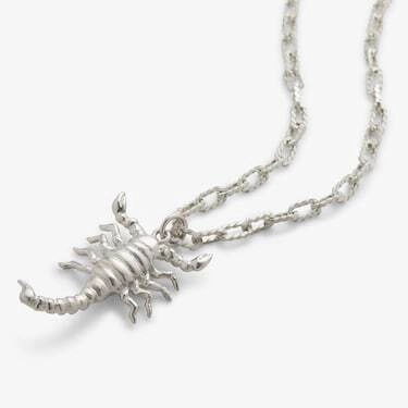 Fendi Scorpio Zodiac Pendant Necklace
