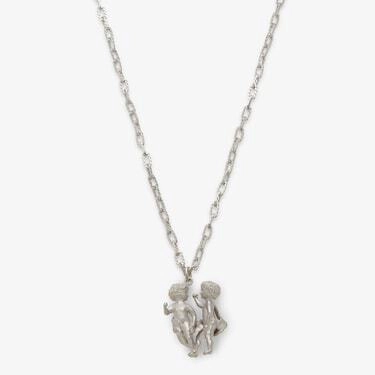Fendi Zodiac Gemini Pendant Necklace