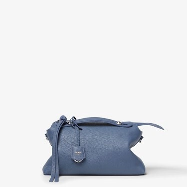 Fendi By The Way Soft Medium Boston Bag - Light Blue