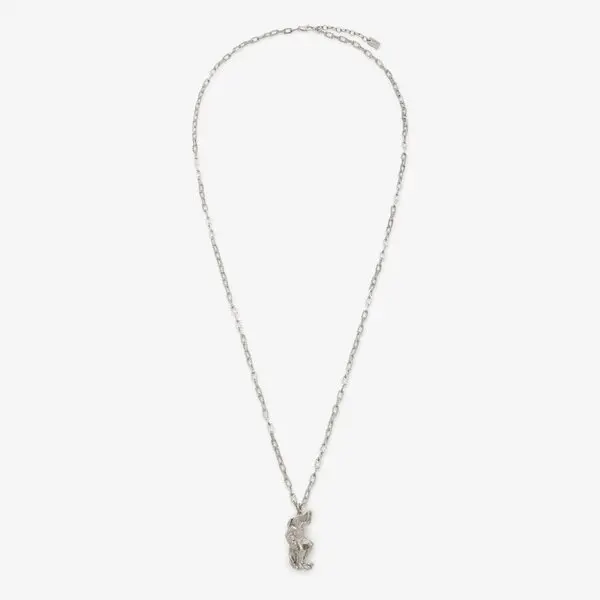 Fendi Zodiac Aquarius Pendant Necklace
