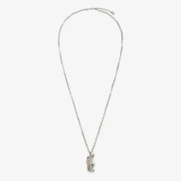 Fendi Zodiac Aquarius Pendant Necklace