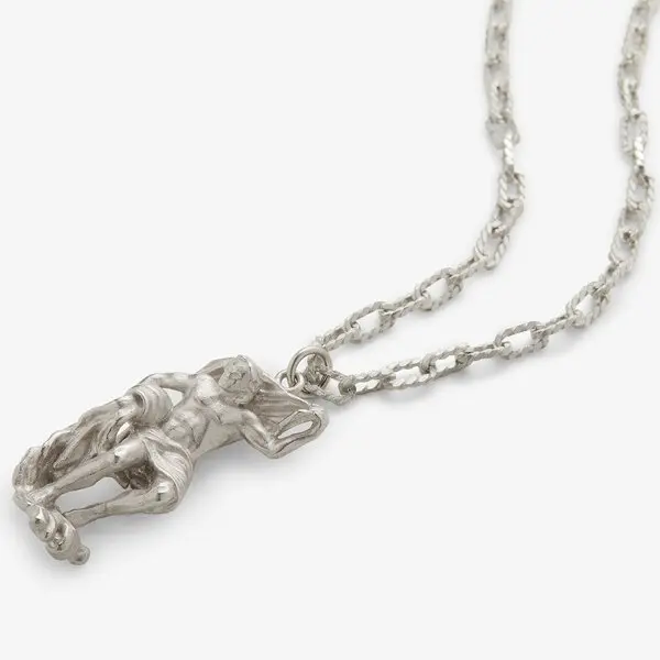 Fendi Zodiac Aquarius Pendant Necklace