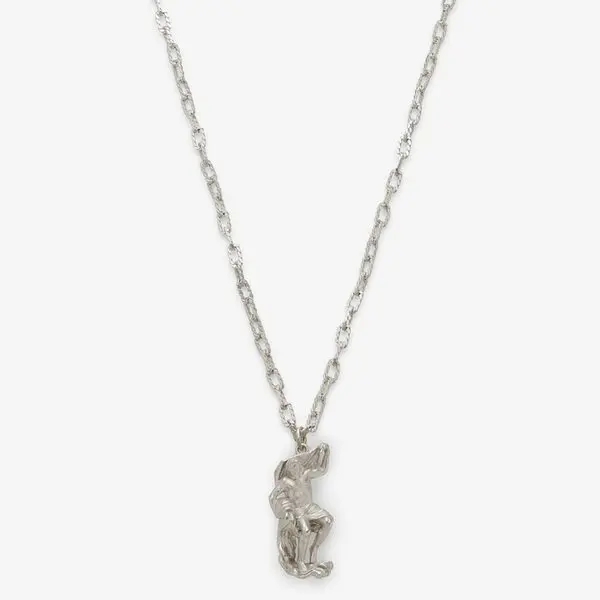 Fendi Zodiac Aquarius Pendant Necklace