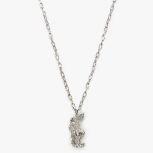 Fendi Zodiac Aquarius Pendant Necklace