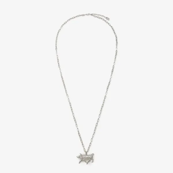 Fendi Taurus Zodiac Pendant Necklace