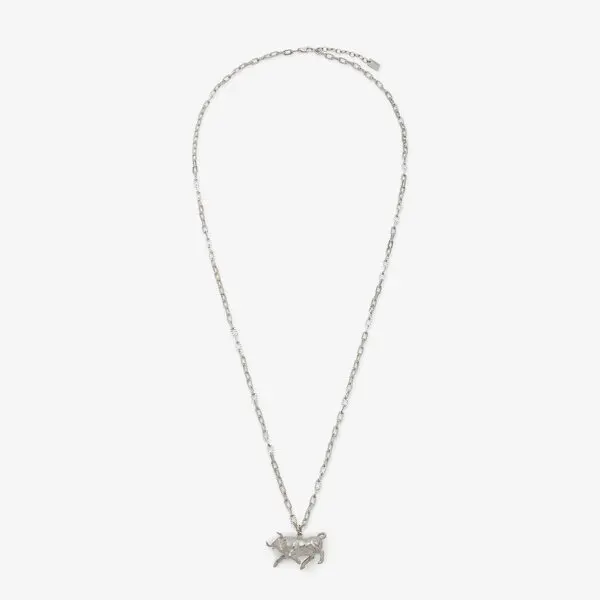 Fendi Taurus Zodiac Pendant Necklace