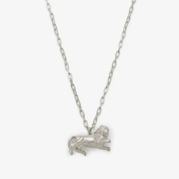 Fendi Leo Zodiac Pendant Necklace