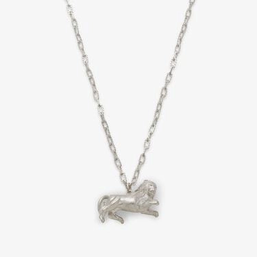 Fendi Leo Zodiac Pendant Necklace